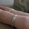 Baby, Toddler or Child's Sterling Silver Personalized Handstamped Cuff ...