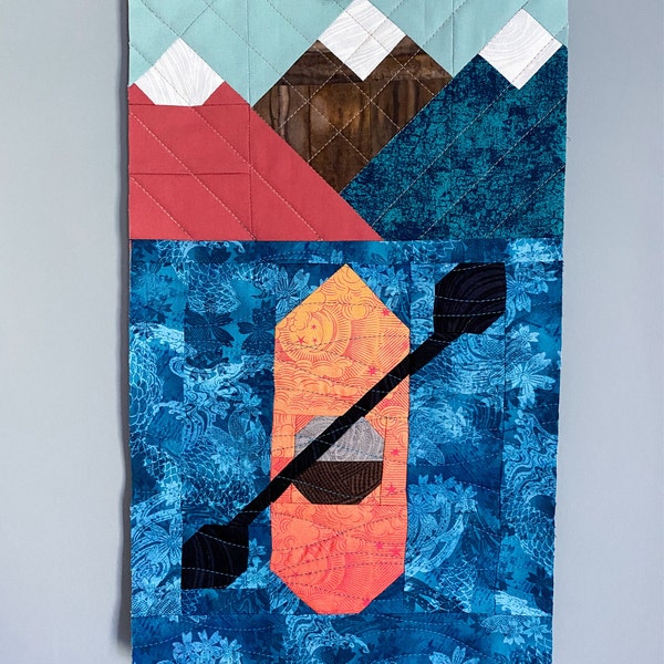 PDF Quilt Block Pattern – Kayak – Vehicle Quilt - Etsy