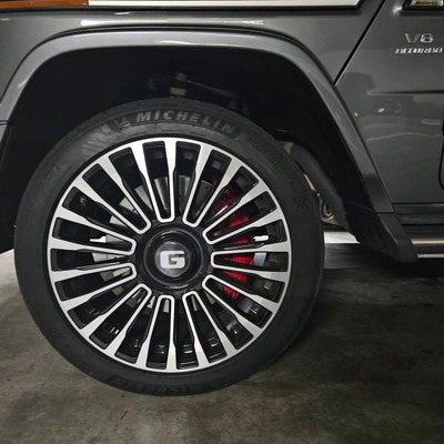 4pcs Mercedes Benz Maybach Matte Black Wheel Center Caps, Mercedes ...