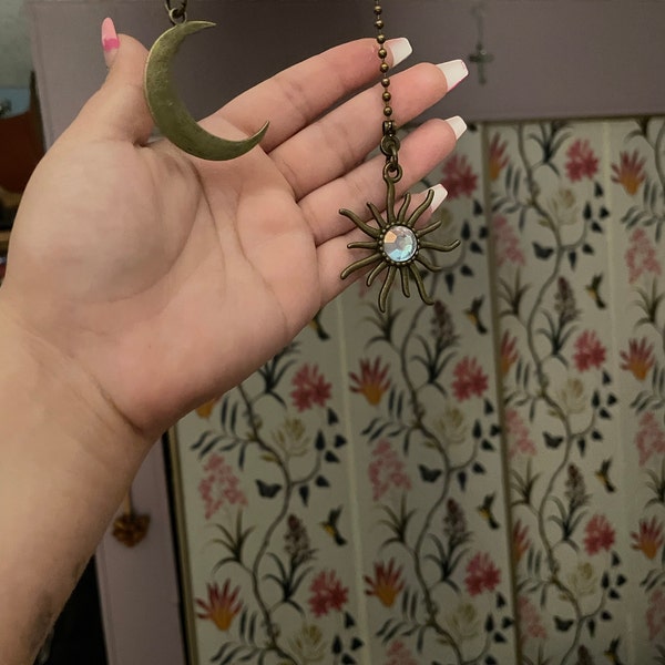 Very Large Hummingbird & Rose Fan Light Pull Chain Ornament Set - Etsy