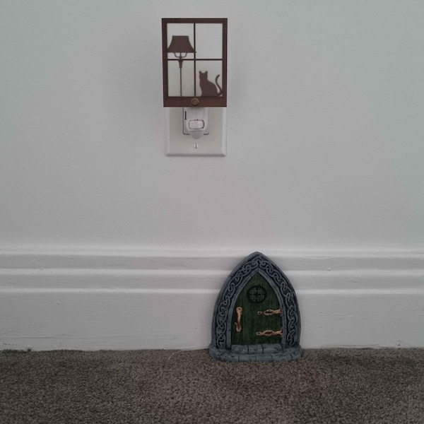 Cat Sitting in Window Night Light, Gift for Cat Lovers, Unique Home ...