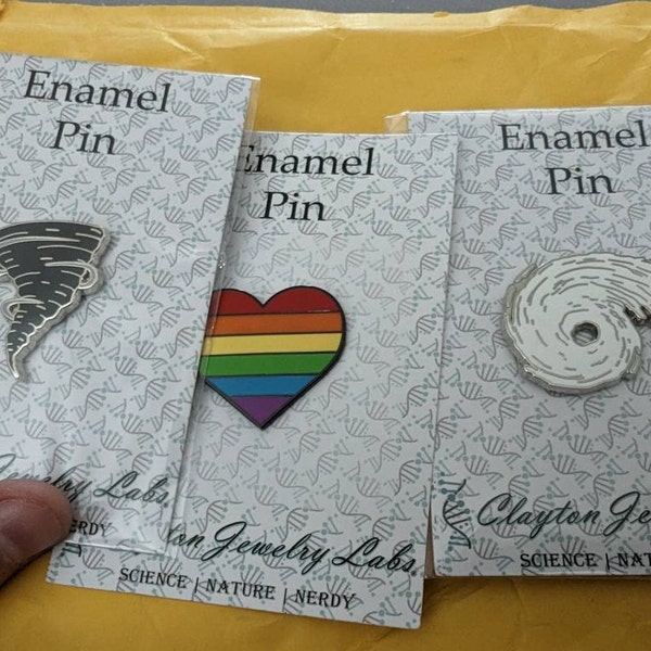 Hurricane Hard Enamel Pin - Etsy