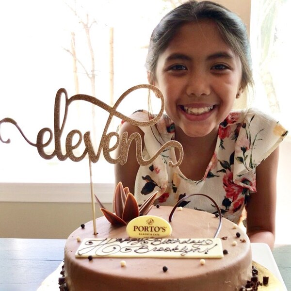 Age Cake Topper| Number Cake Topper| Eleven Cake Topper| 11 Cake Topper ...