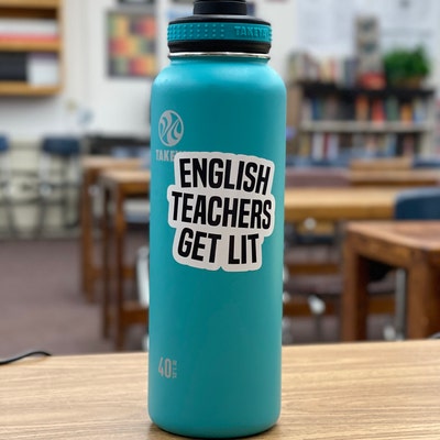 English Teacher Sticker, Teacher Appreciation Gift, Laptop Stickers - Etsy