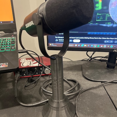 Shure MV7/MV7 plus Microphone Desk Stand - Etsy