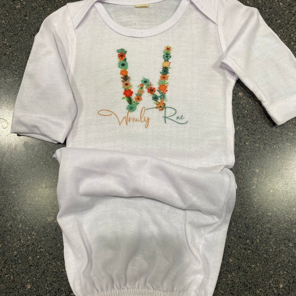 Sublimation Baby Hat and Gown Set Blank Newborn 100% Polyester - Etsy