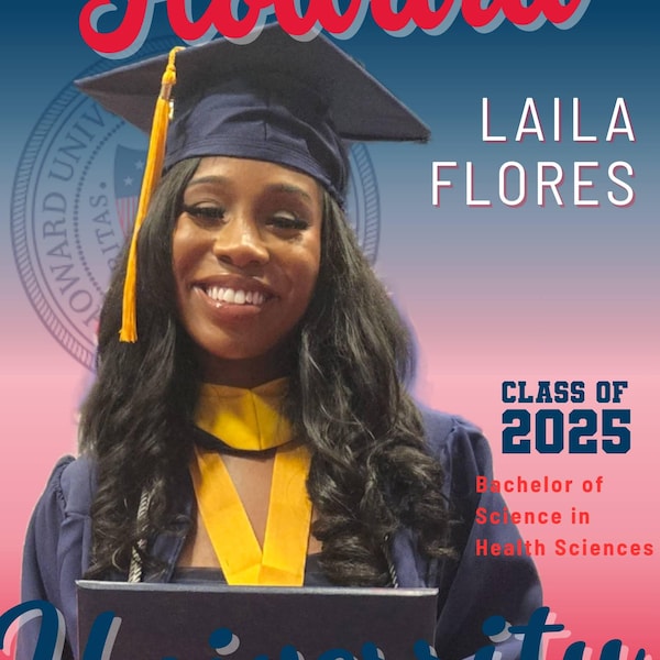 Custom Sorority Graduation Invitation | Editable Canva Template | DST ...