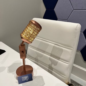 Retro Music Microphone Accent Lamp Table Lamp Home Decor - Etsy