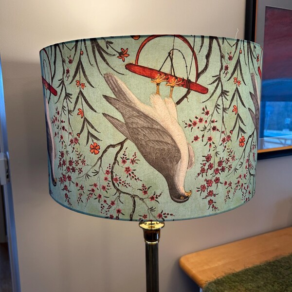 Lampshade for a Floor and Pendant Lamp, Forest Theme, Woodland Style ...