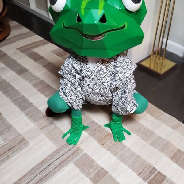 DIY Low Poly Toad Mask Template, Printable Paper Craft (PDF Download ...