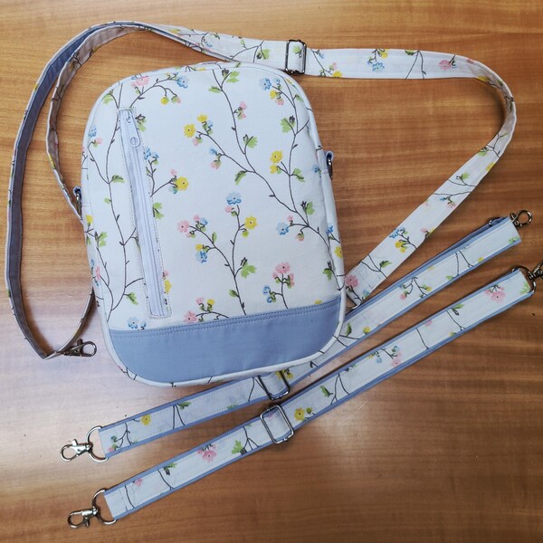 Pebble Sling Bag SEWING PATTERN. Convertible Backpack Pattern ...