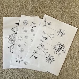 Template Window Picture Chalk Window Picture Chalky Markers Christmas ...