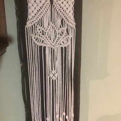 PDF Pattern Lotus Flower Macrame Wall Hanging, Macrame for BEGINNER ...