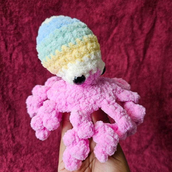 NO-SEW Crochet PATTERN: Paula the Octopus english/français - Etsy