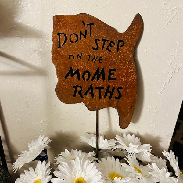 Don't Step on the Mome Raths Yard and Garden Stick Sign Alice in ...