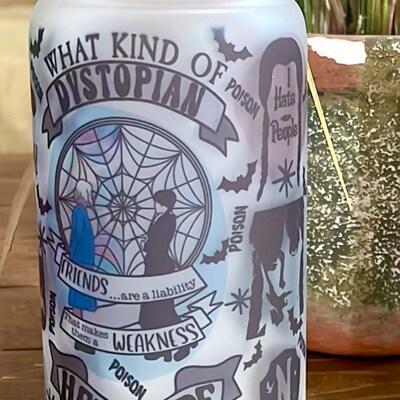 Wednesday 16oz Wrap, 16oz Tumbler Design, Sublimation Design, Addams ...