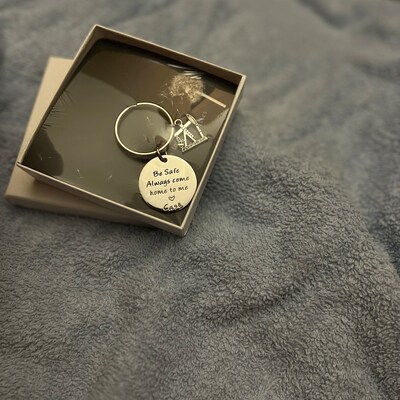 Personalized Lineman Keychain, Lineman Be Safe Keychain, Always Come ...