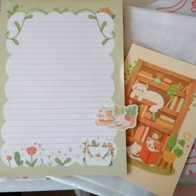 Happy Mail A5 Notepad //digital Art Letter Writing - Etsy