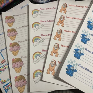 Grab Book of 26 Please Deliver to Labels - Etsy