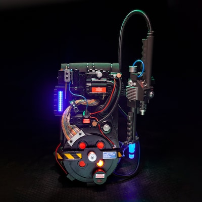 Ghostbusters Movie Prop Proton Pack Powercell Lights and Cyclotron Leds ...