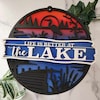 Lake Life Sign - Multi-layer Assemble and Non Assemble - Laser Cut File ...