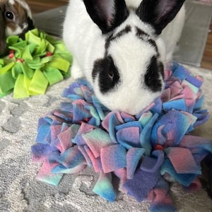 Bunny Rabbit Snuffle Mat, Foraging Blanket, Stimulation Treat Toy ...