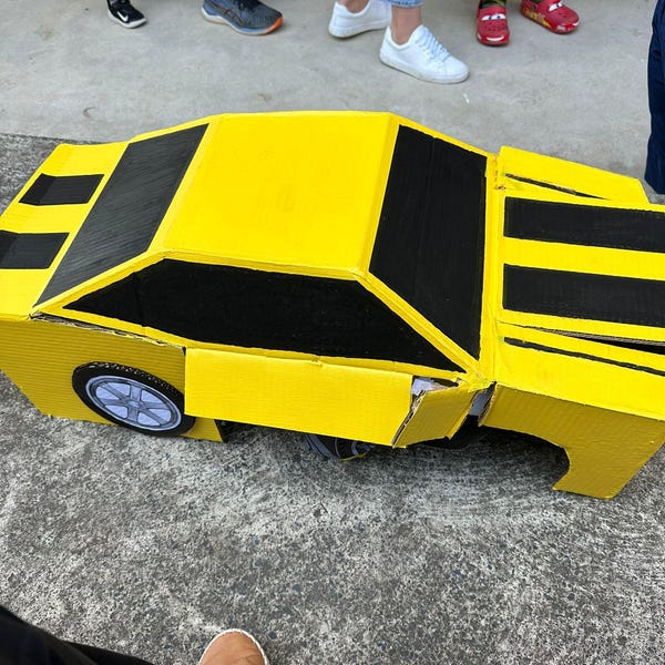 Template for Transforming Car Costume for Kids Halloween Costume ...