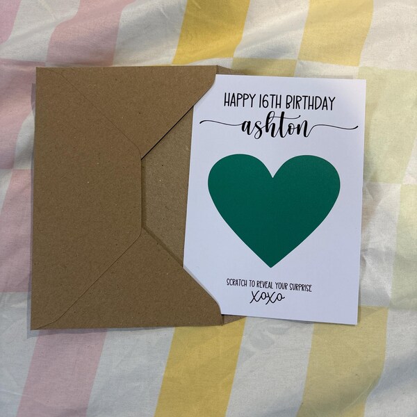 Thank You Card for Teacher From Student, Class Gifts, Keepsake for ...