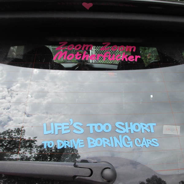 Sound System Warning Funny Sticker Vinyl Decal Dashboard Visor Sticker ...