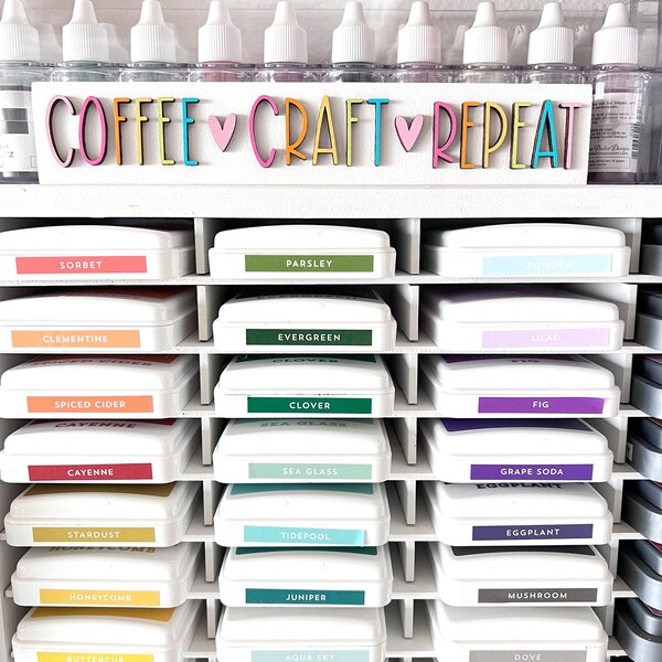 Crafting in Progress, Crafting Sign, Craft Room Sign, Craft Room Decor ...