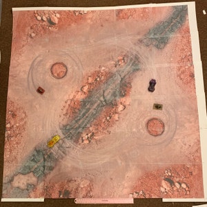 30+ Wasteland Battle Maps, Post-apocalyptic Rpg Desert Map, Ruined City ...