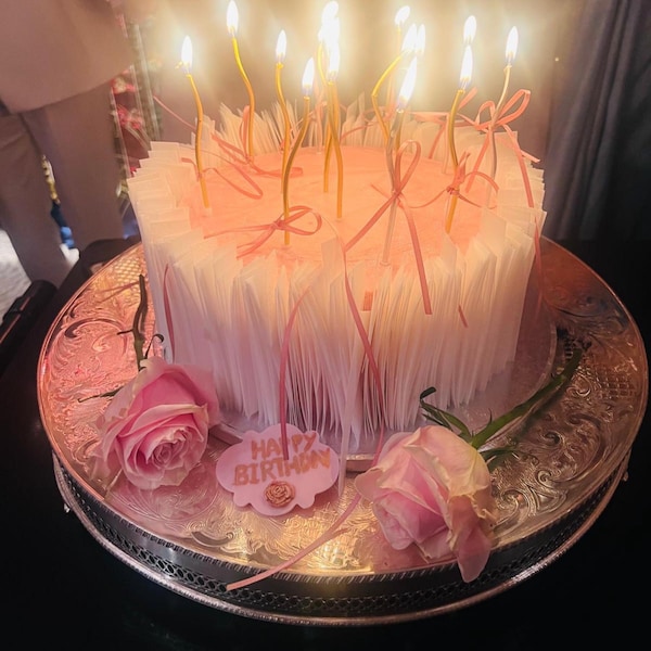 Pre-cut Wafer Paper Ruffle Strips: Edible Cake Decoration - Etsy