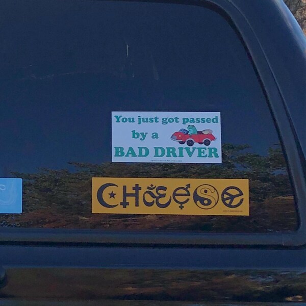 Student Driver Funny Ironic Bumper Sticker for Gen Z, Gift for Friends ...