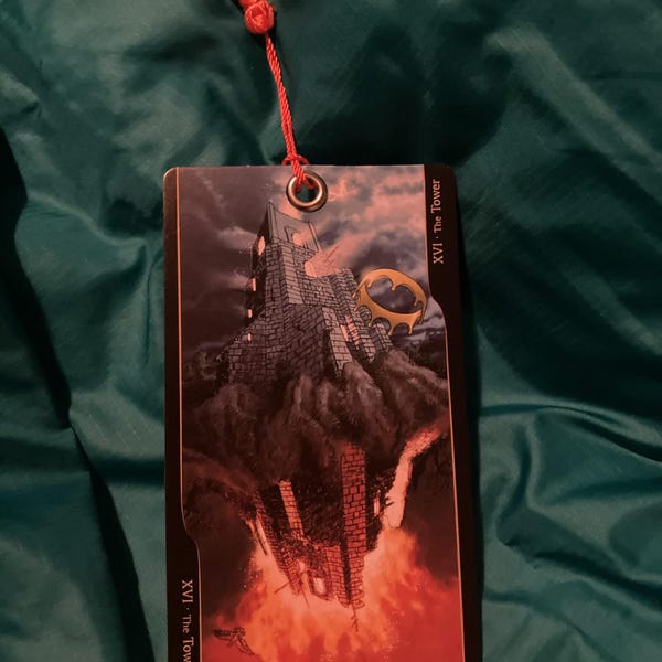 Intuitively Chosen Tarot and Oracle Card Bookmark | Bookish Reader Gift ...