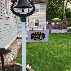 Custom House Plaque. Display Your Family Name and EST. Date. - Etsy