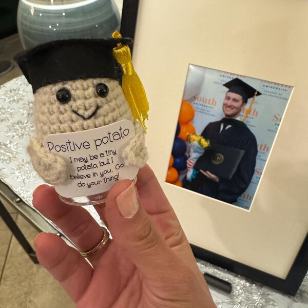 Graduation Gift Positive Potato, Emotional Support Pickle, High School ...