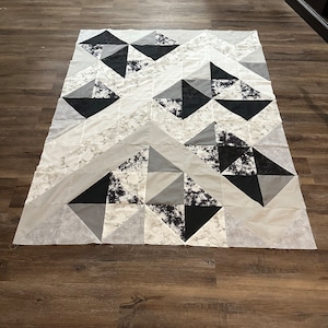 Zen Garden Quilt Pattern Modern Quilt Pattern, Contemporary Quilt ...