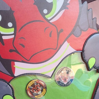 Certified Furry Pins: 1.5 Fursona Species Themed Hard Enamel Badges to ...