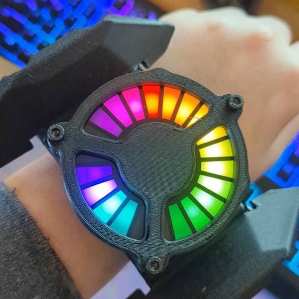 AUGMENT // V2 Cyberpunk LED Gauntlets (wrist Cuff Variant) - Multiple ...
