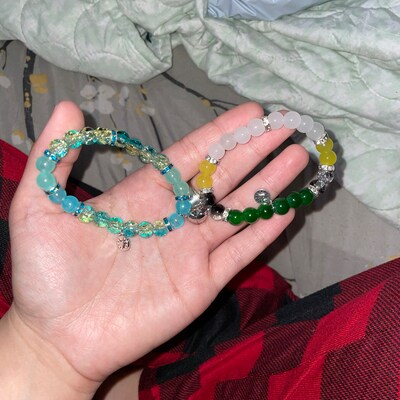 Corpse Bride Set of Two Matching Couple Bracelets, Victor and Emily ...