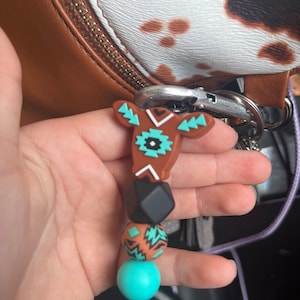 Western Keychains Cow Keychains Keychains Wristlets Keychain Wristlets ...