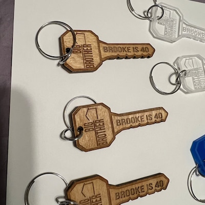 Big Brother Wooden Keys - Etsy