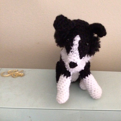 Crochet Pattern for Finnly, Realistic Crochet Border Collie Dog ...
