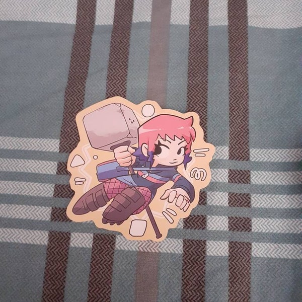 Scott Pilgrim Stickers - Scott Pilgrim, Ramona Flowers, Knives Chau ...