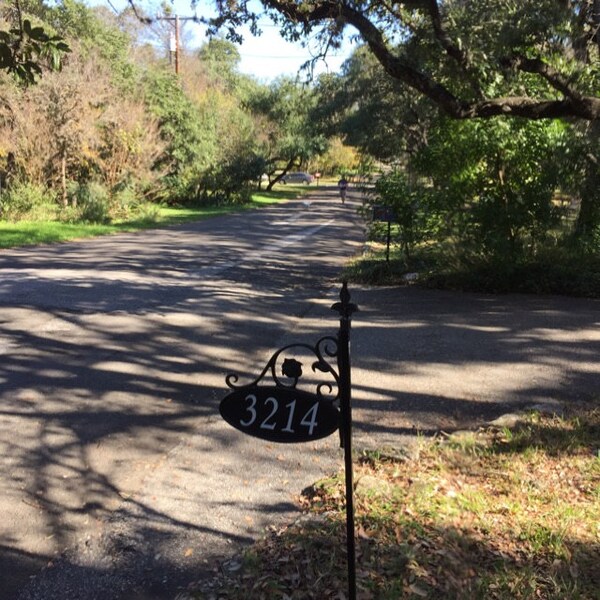 Park Place Reflective Address Sign Handcrafted in USA - Etsy