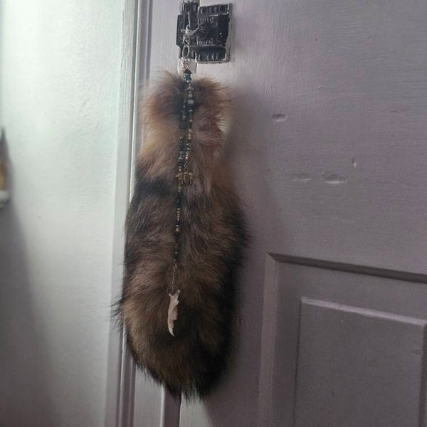 Custom Beaded Tail Keychain for Therians, Furries, Cosplay, Alternative ...