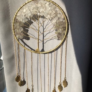 Traumfänger, Sonnenfänger Baum Des Lebens Mit Echten Edelsteinen, Wandbehang HEILSTEIN S01 - Etsy