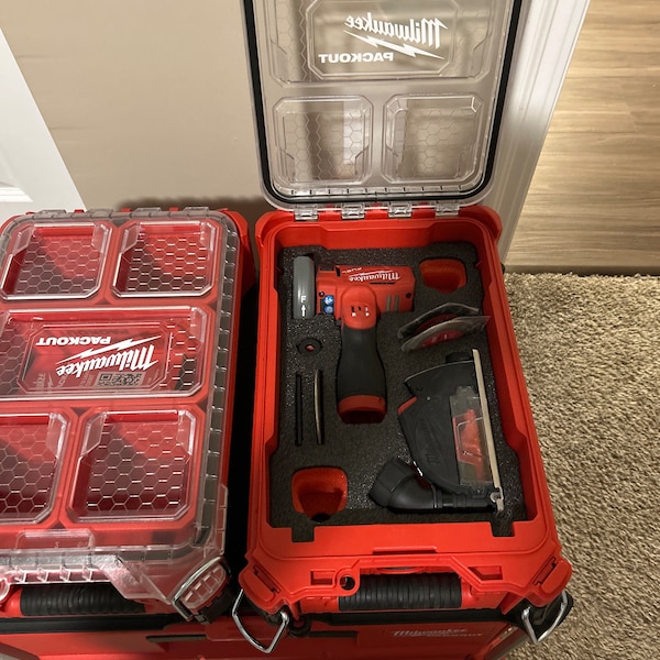 FOAM INSERT to Store M12 Fuel 3" Cut off Tool in a Milwaukee Packout 5 ...