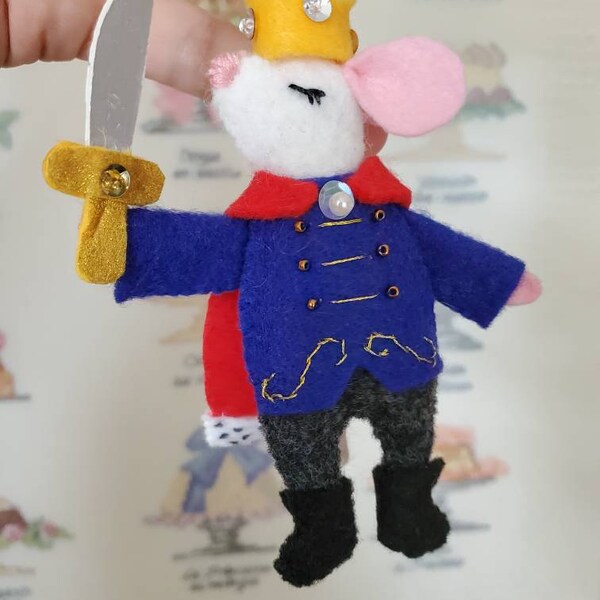 PDF FILES - Prince Charming Mouse - Felt Sewing Pattern Tutorial - Mice ...
