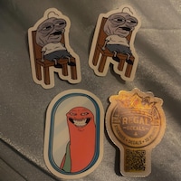 Glep Sleeping Vinyl Sticker - Etsy